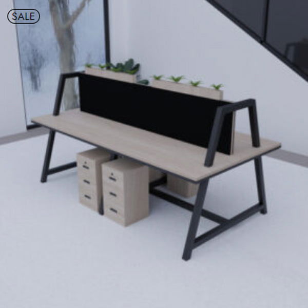 4-Person Office Workstations – Modular & Corporate Office Solutions ...