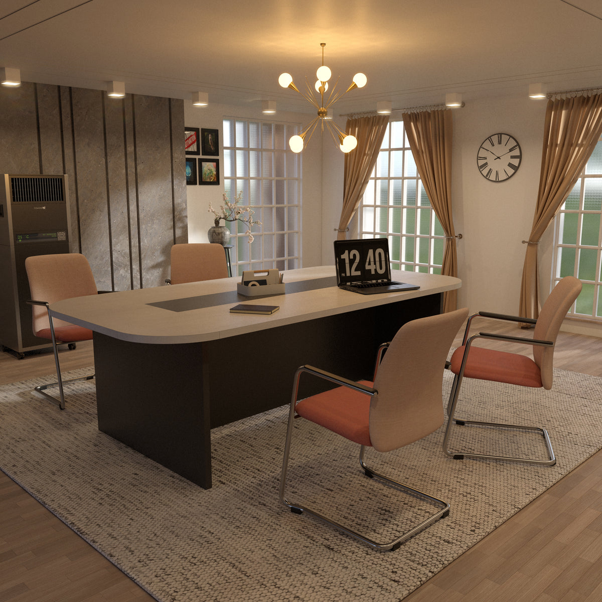 Parabolic Conference Table – Lunar Furniture