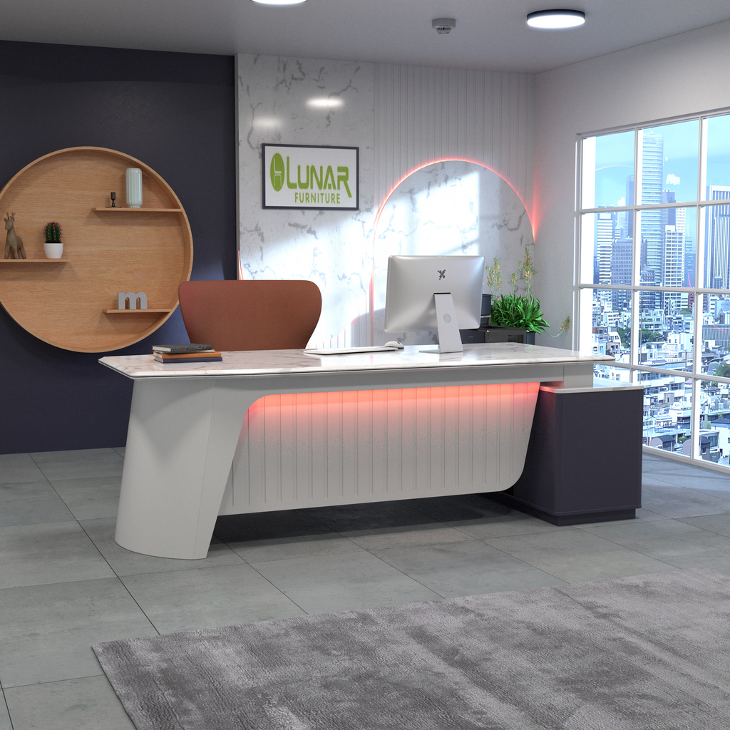 Bossline Executive Desk – Lunar Furniture
