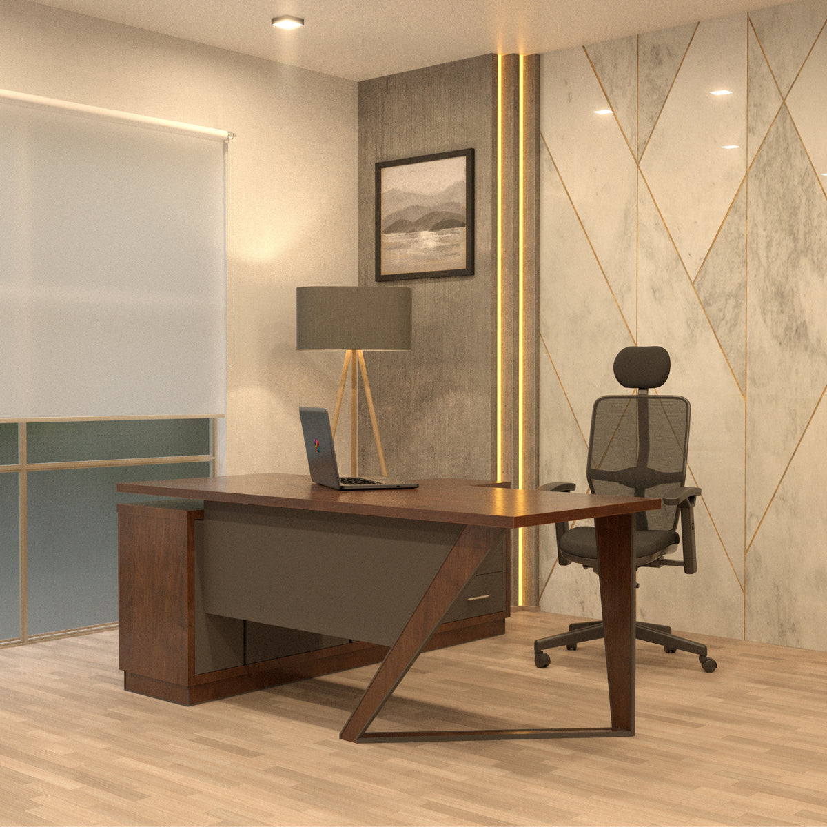 Versa Executive Desk – Lunar Furniture