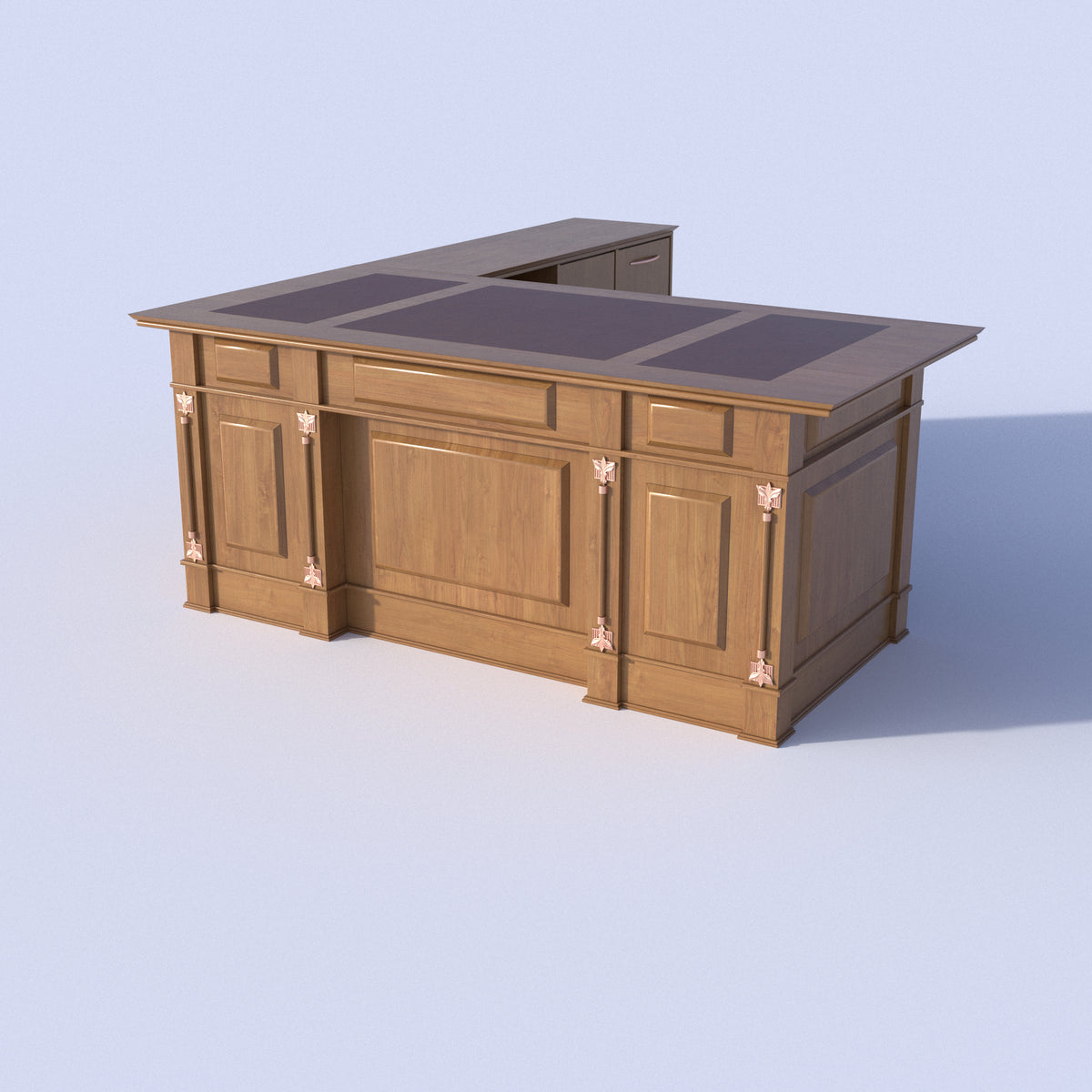 Vintage Manager Desk – Lunar Furniture