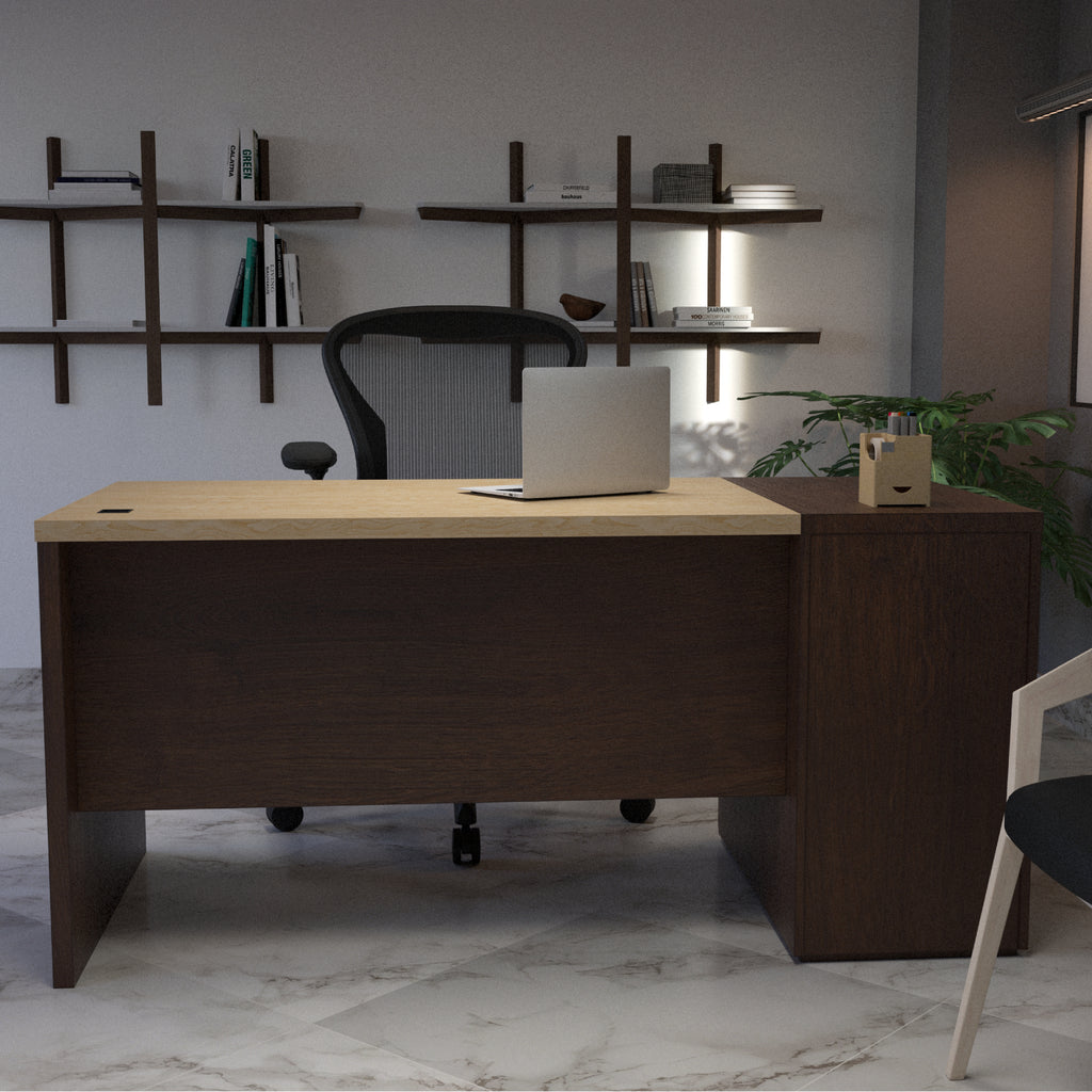 Compact Corner Desk – Lunar Furniture